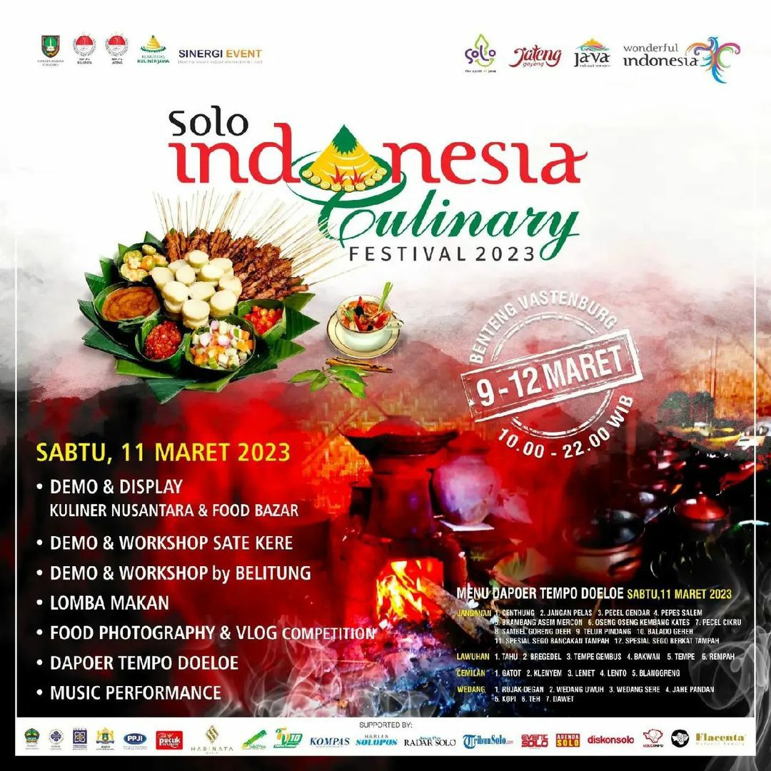 Malam Minggu Solo Indonesia Culinary Festival 2023 - Update Solo Info
