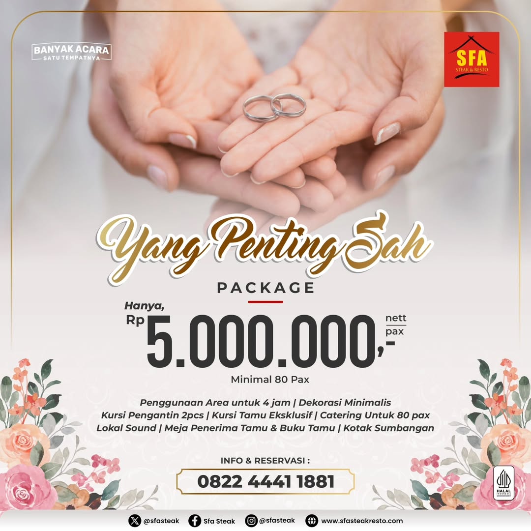 Paket Nikah di Solo Yang Penting Sah Cuma 5 Juta - Update Solo Info